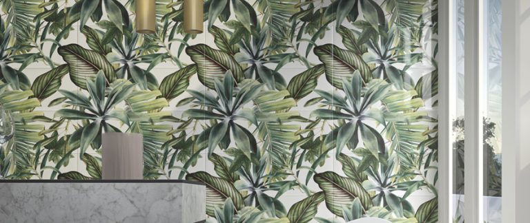 Botanical Tiles: Tropical Jungle Exotic Wall Tiles - Free Samples